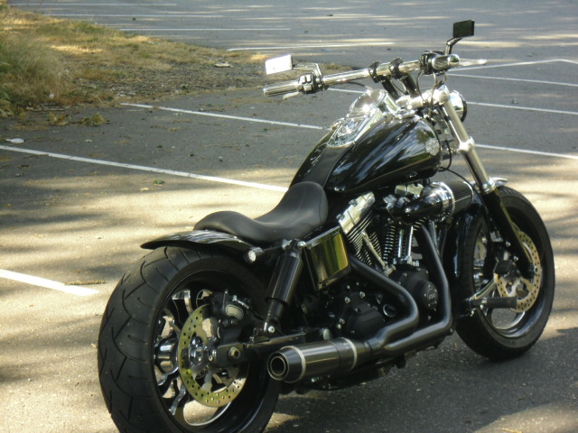 Rocket Bobs Cycle Works: Jeff's custom Harley Davidson Fat Bob