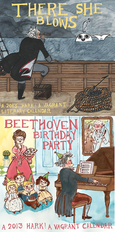 NonSensical Words: Hark! A Vagrant Calendar by Kate Beaton