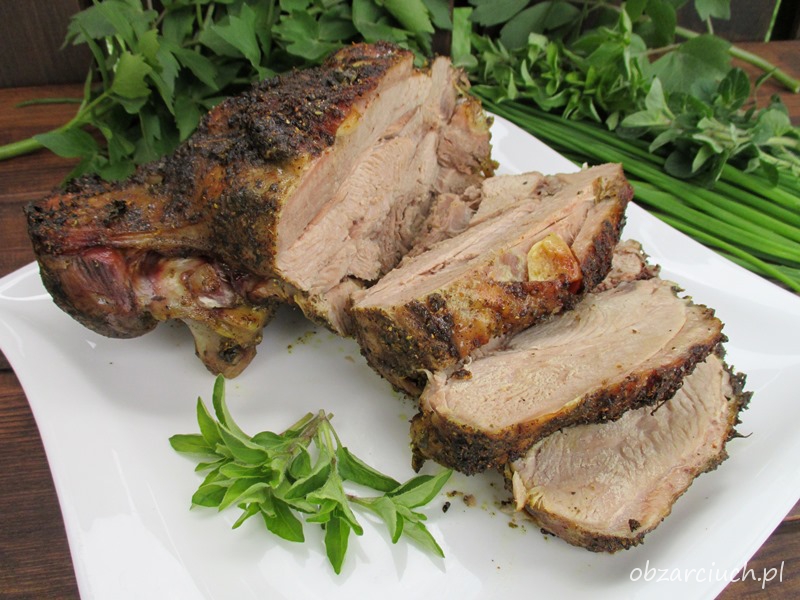 Indyk pieczony w ziołach - Obżarciuch