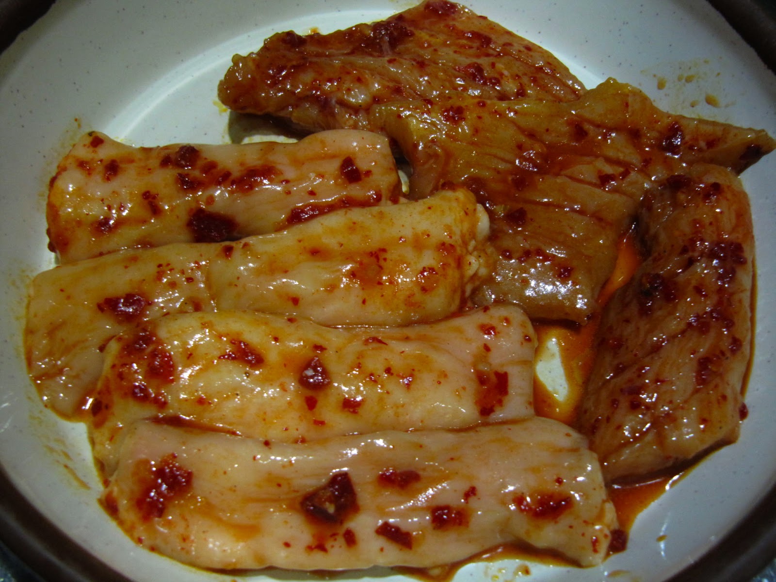 The View From Over Here: 연타발 YeonTaBal: Yang and Daechang (Cow Stomach ...