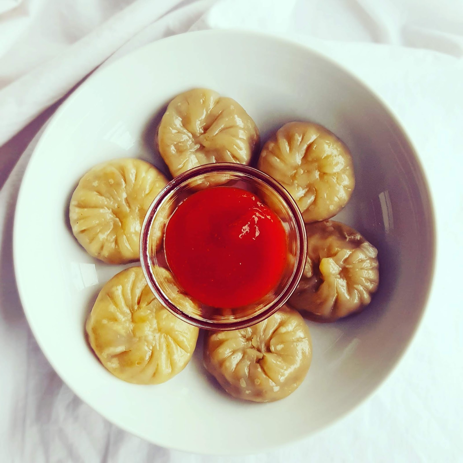 Steamed Vegetable Momos| Vegetable Dim Sum