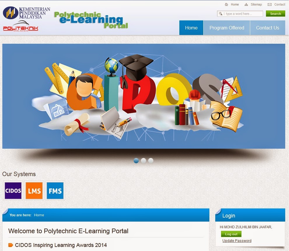 jalan jalan makan makan: New CIDOS Platform