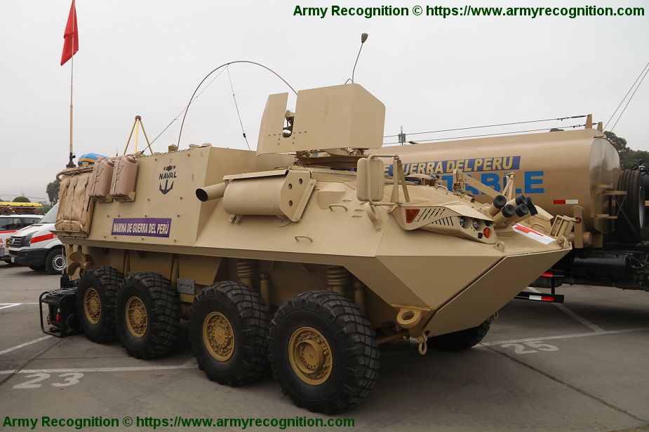 SITDEF 2019: LAV II 8x8 armored ambulance in service with Peruvian ...