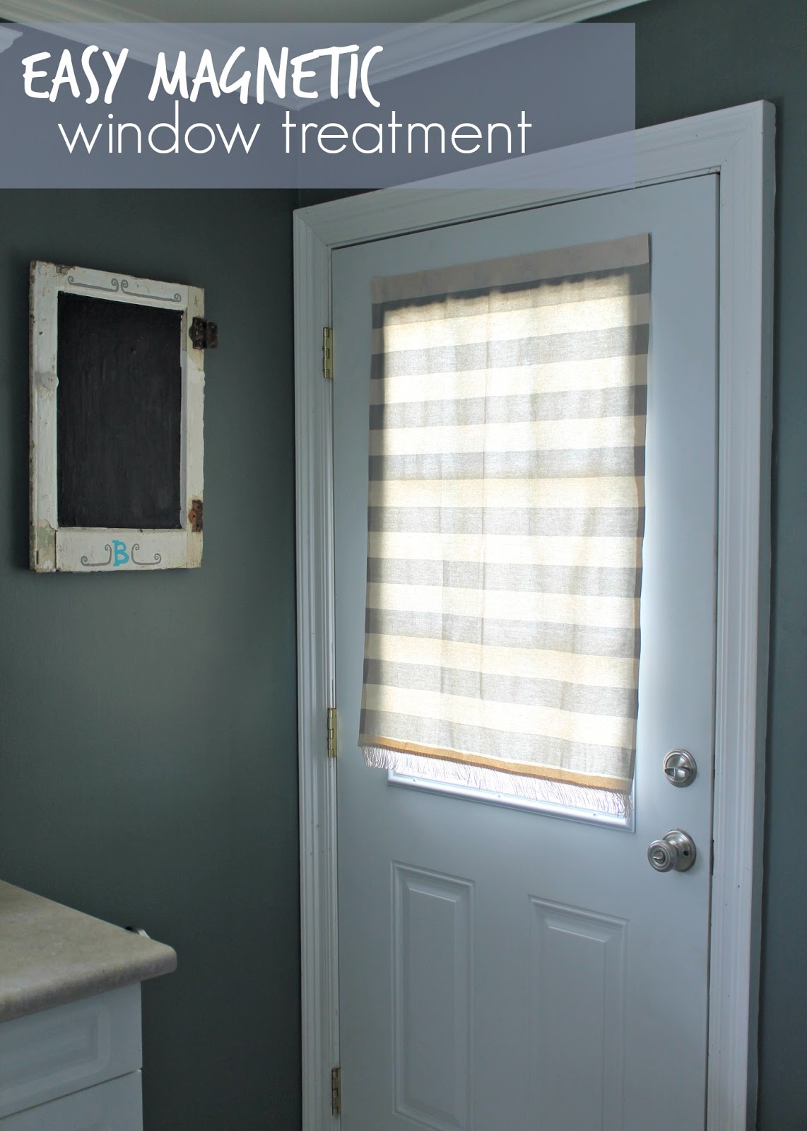 Louisiana Bride: Easy Magnetic Window Treatment