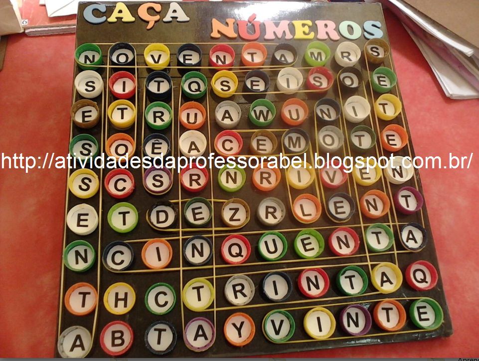 Caça Números Com Resposta - NAZAEDU