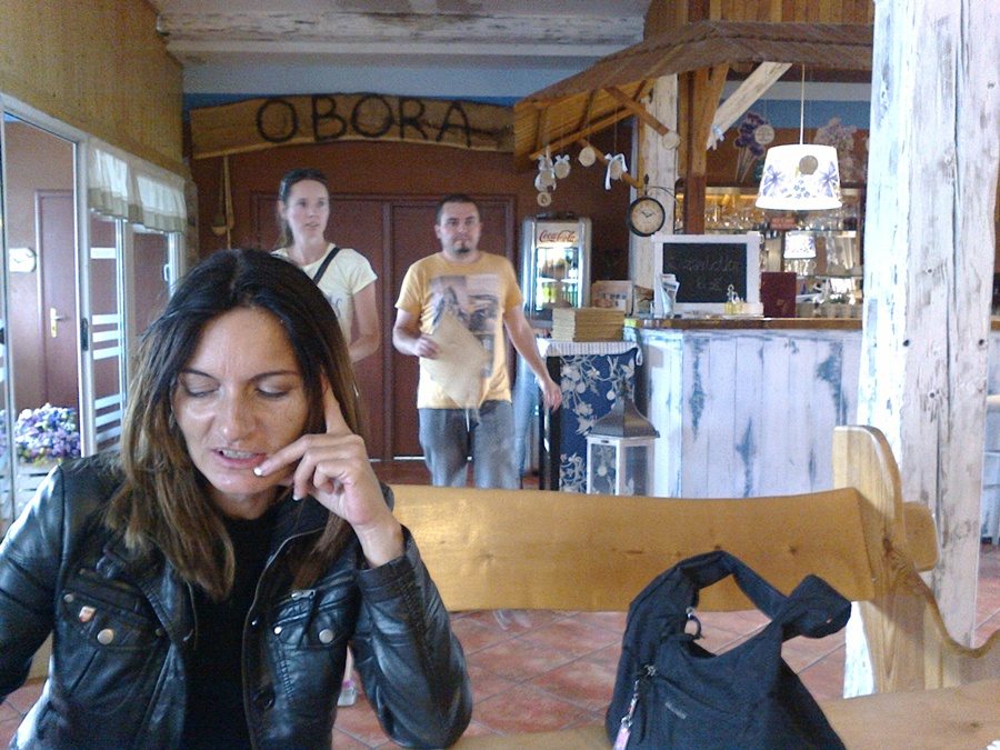 Zaleś - świat motocykla: Restauracja Obora, zamek Gryf i szlif.