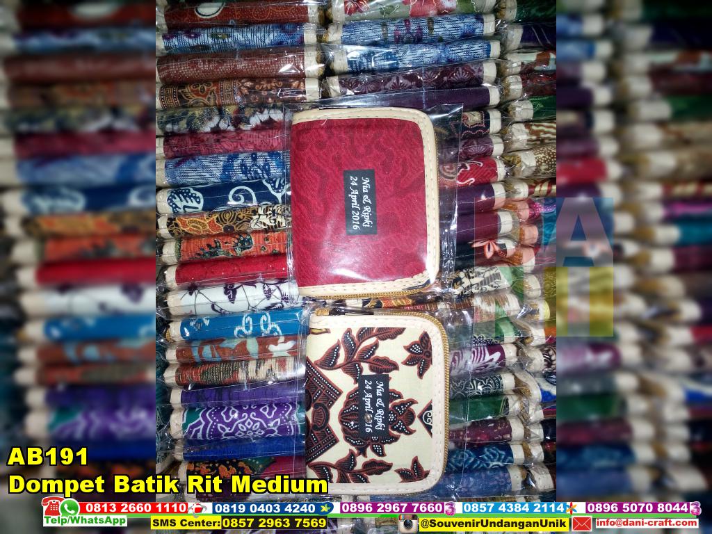 Dompet Batik Rit Medium | Souvenir Pernikahan