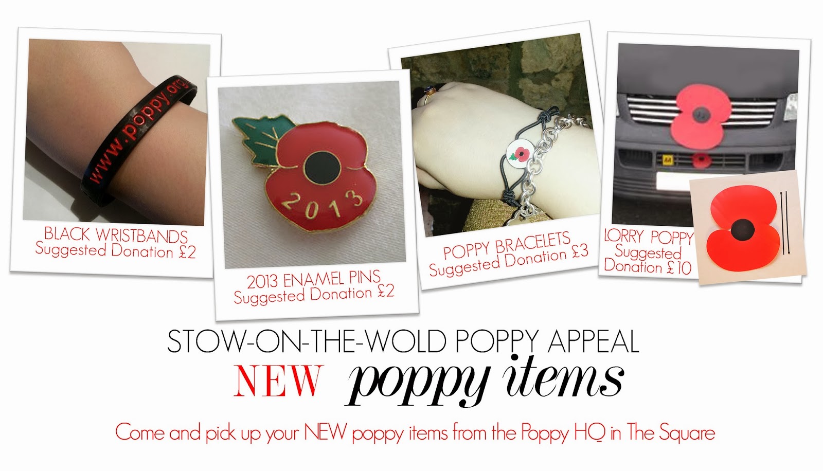 NEW Poppy merchandise this year! - Stow on the Wold Poppy Appeal