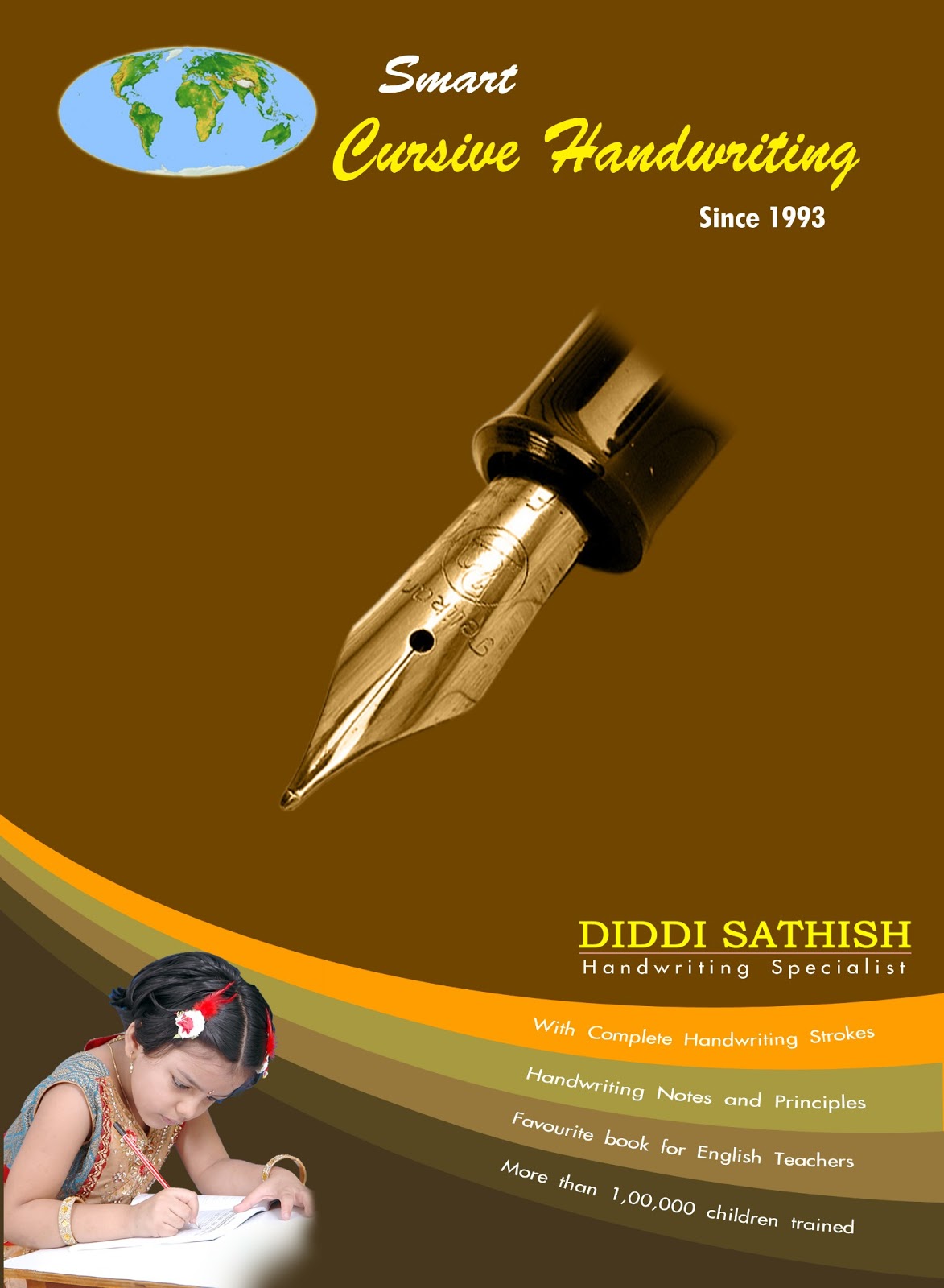 CURSIVE HANDWRITING BOOK DIDDI SATHISH HANDWRITING