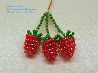 Beading for the very beginners: Raspberry