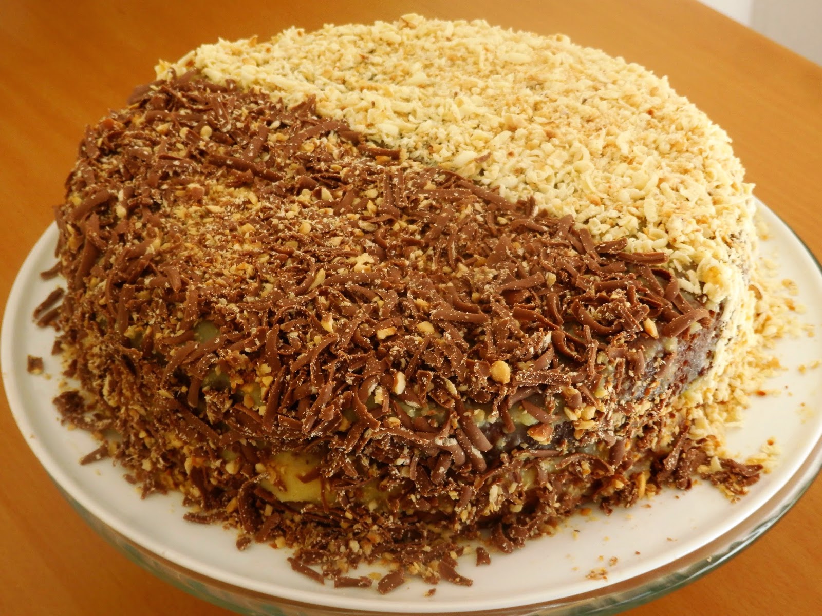 LA MANSA MESA : Torta rusa Día y Noche. Receta de mi tía.