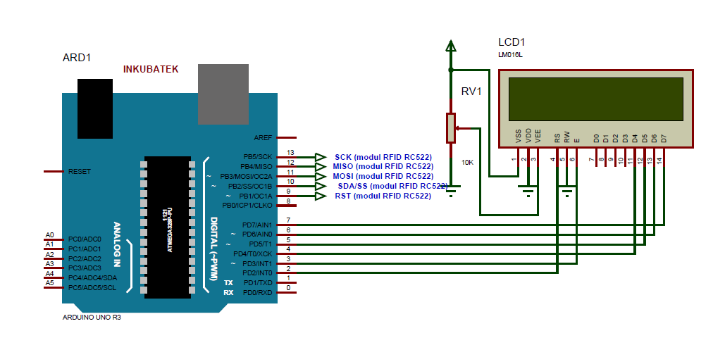 Arduino - RFID RC522 Wiring