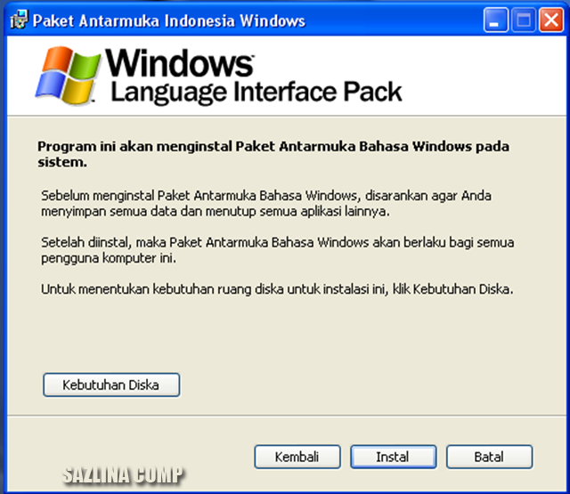 WELCOME TO MY BLOG ^_______^: Cara Merubah Windows Xp Menjadi Bahasa ...