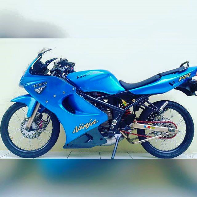 Modifikasi Ninja RR Biru Velg Jari - Jari By Achmad A - Gallery Motor Ninja