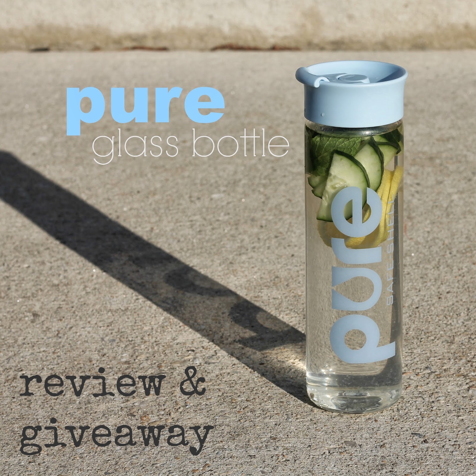 Mamabelly's Lunches With Love: PURE glass water bottle GIVEAWAY