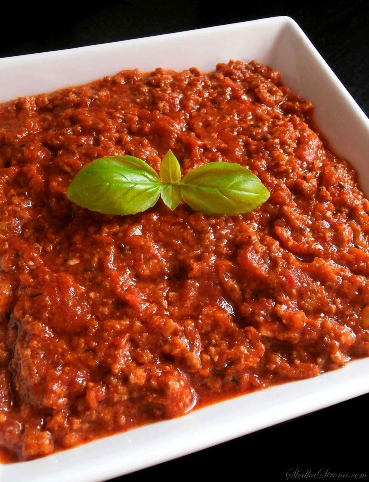 Słodka Strona: Domowy Oryginalny Sos Boloński (Bolognese)