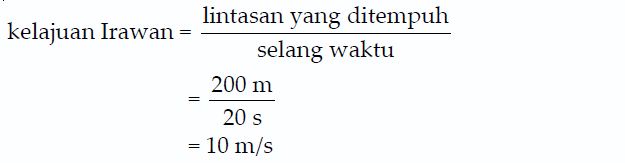 Contoh Soal Kelajuan dan Kecepatan Rata-rata beserta Konversi Satuannya
