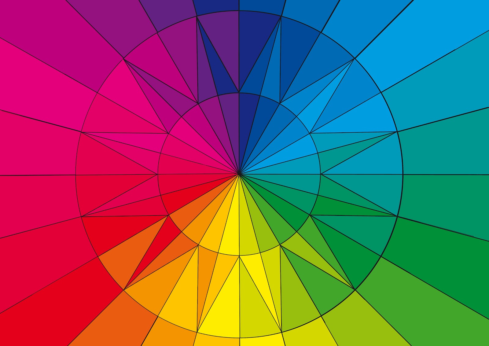 Lida Plàstica: Gamma de colors càlids i gamma de colors freds