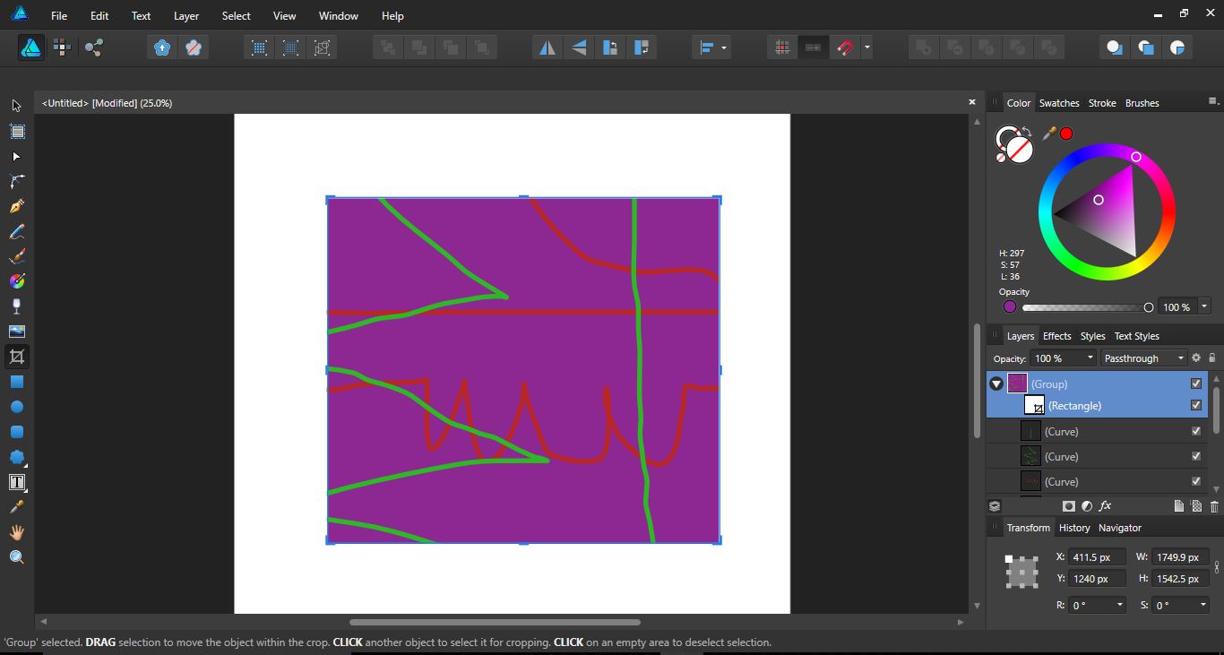 Vector crop tool in Affinity Designer | Design Bundles