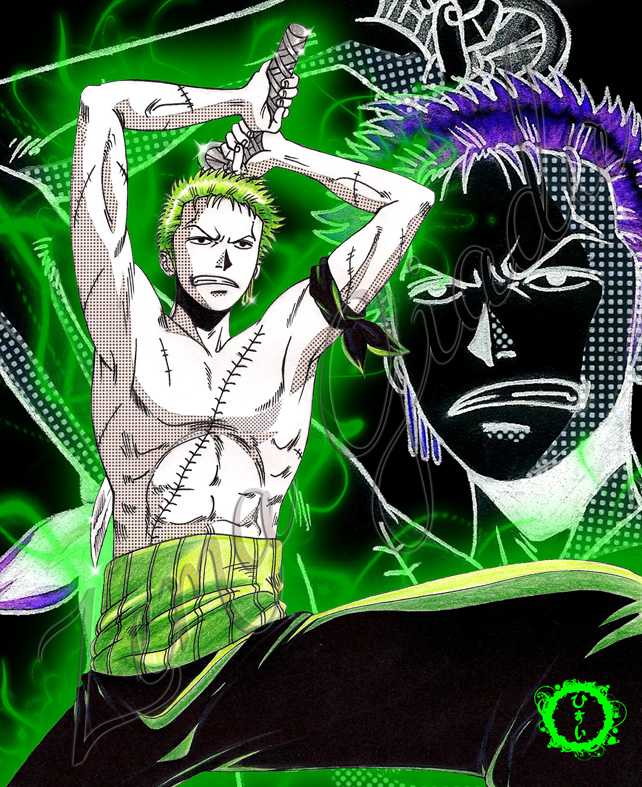 Giada Zema: Fanart Ace e Zoro di ONE PIECE!!