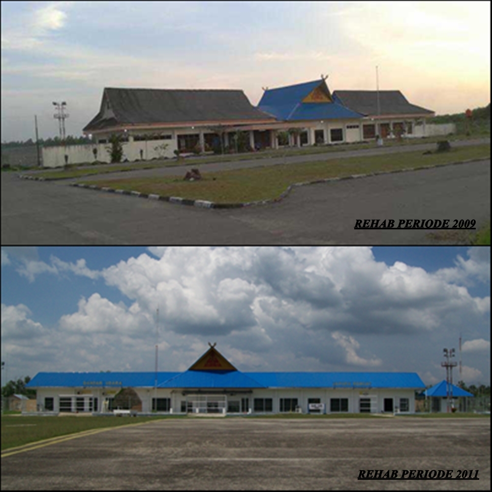 Bandara Japura Rengat: Kondisi exesting > terbaru Terminal Bandara Japura