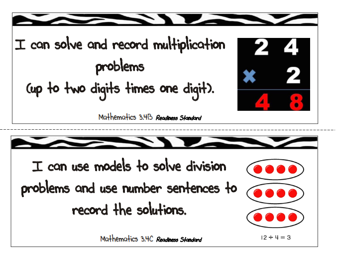 Third Grade Thinkers: Third Grade Objective Posters for all Content Areas!