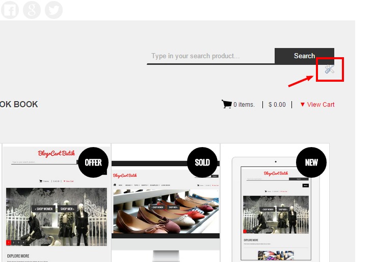 Customize Blogger Store Header Image Logo for BlogrCart Butik Template ...