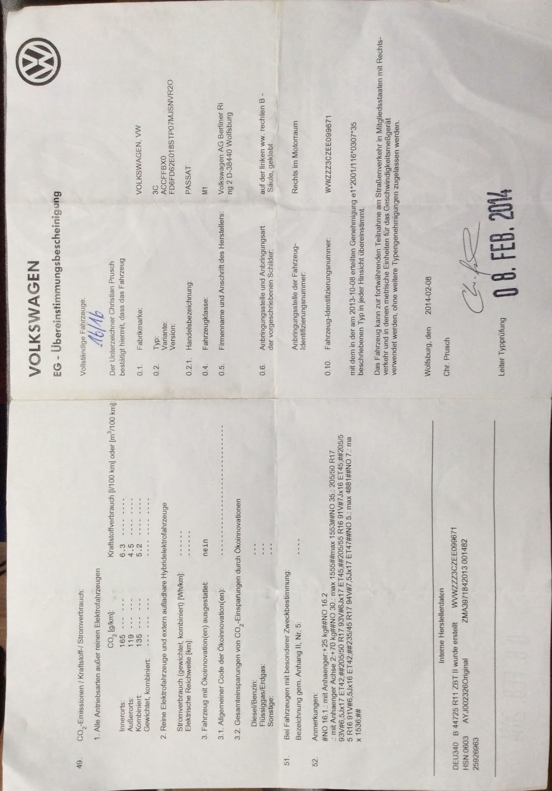 Display von verschiedenen COC-Papers: Display von verschiedenen COC-Papers