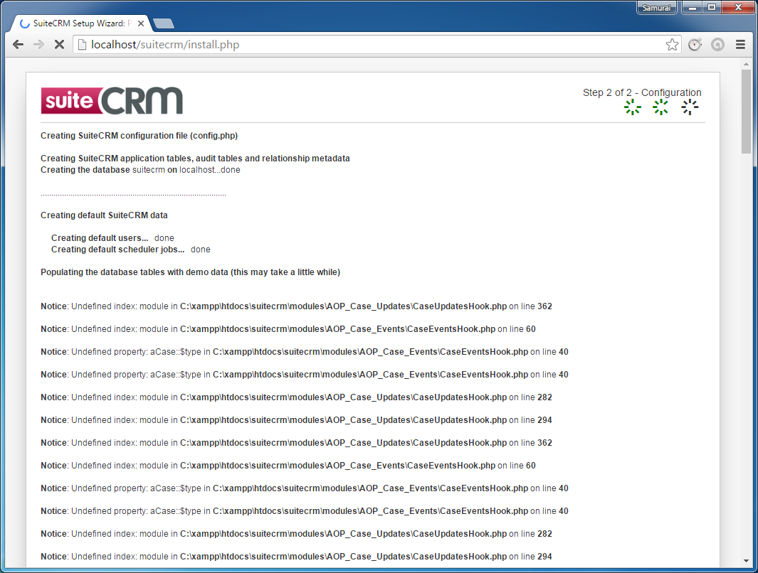 Codingtrabla Tutorials Install Erp Cms Crm Lms Hrm On Windows And Linux Install Suitecrm 753 8523