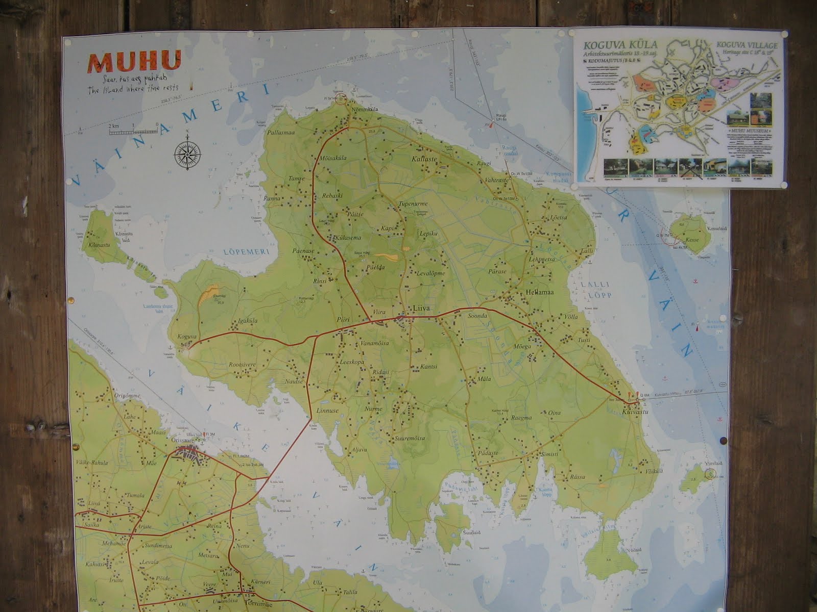 PauliinHermeliini kambrike: Muhu kaart