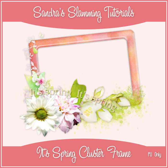 Sandra's Slamming Tutorials: CT Tag - It's Spring