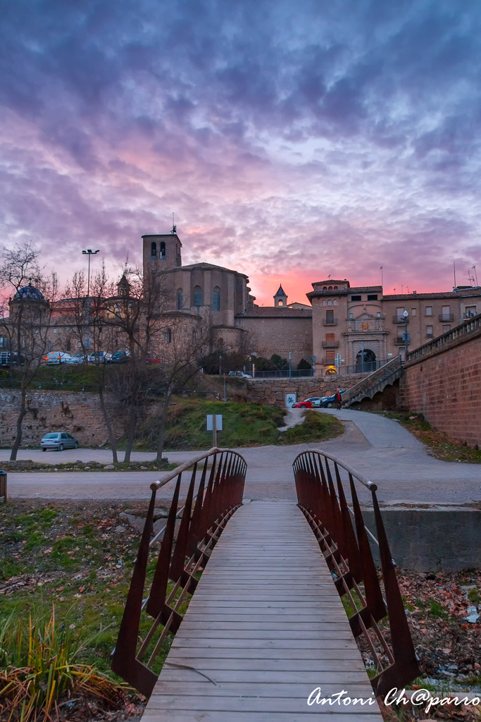 Solsones en Imagenes: Solsona, entre la noche y el dia