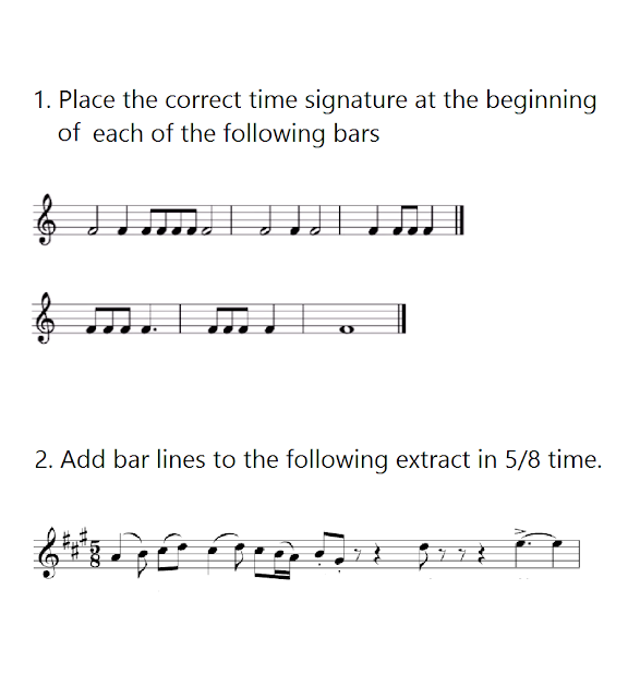 MusicOnlineUK: Lesson 5.1 - Irregular Time Signatures