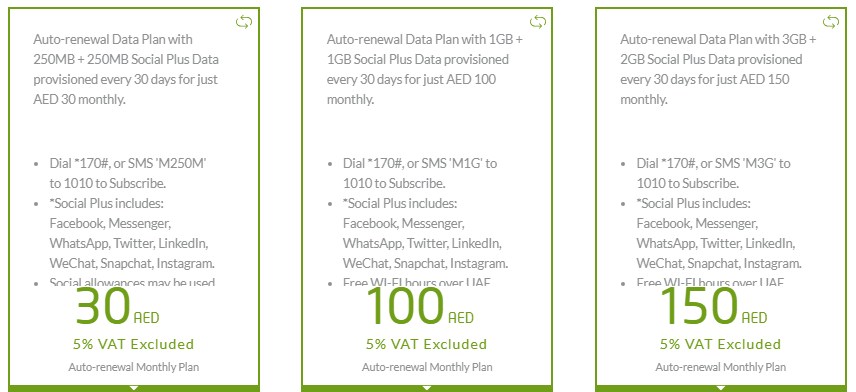 Etisalat Prepaid New Data Plan 2018 | Etisalat internet Bundle Package ...