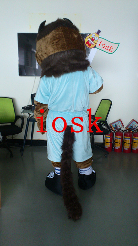 OISK: oisk Team Sport Mascot MARCO VAN BISON Mascot Costume Halloween ...