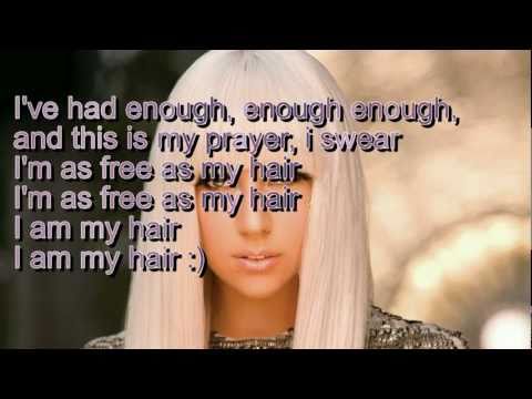 Lady Gaga Hair Lyrics | online music lyrics