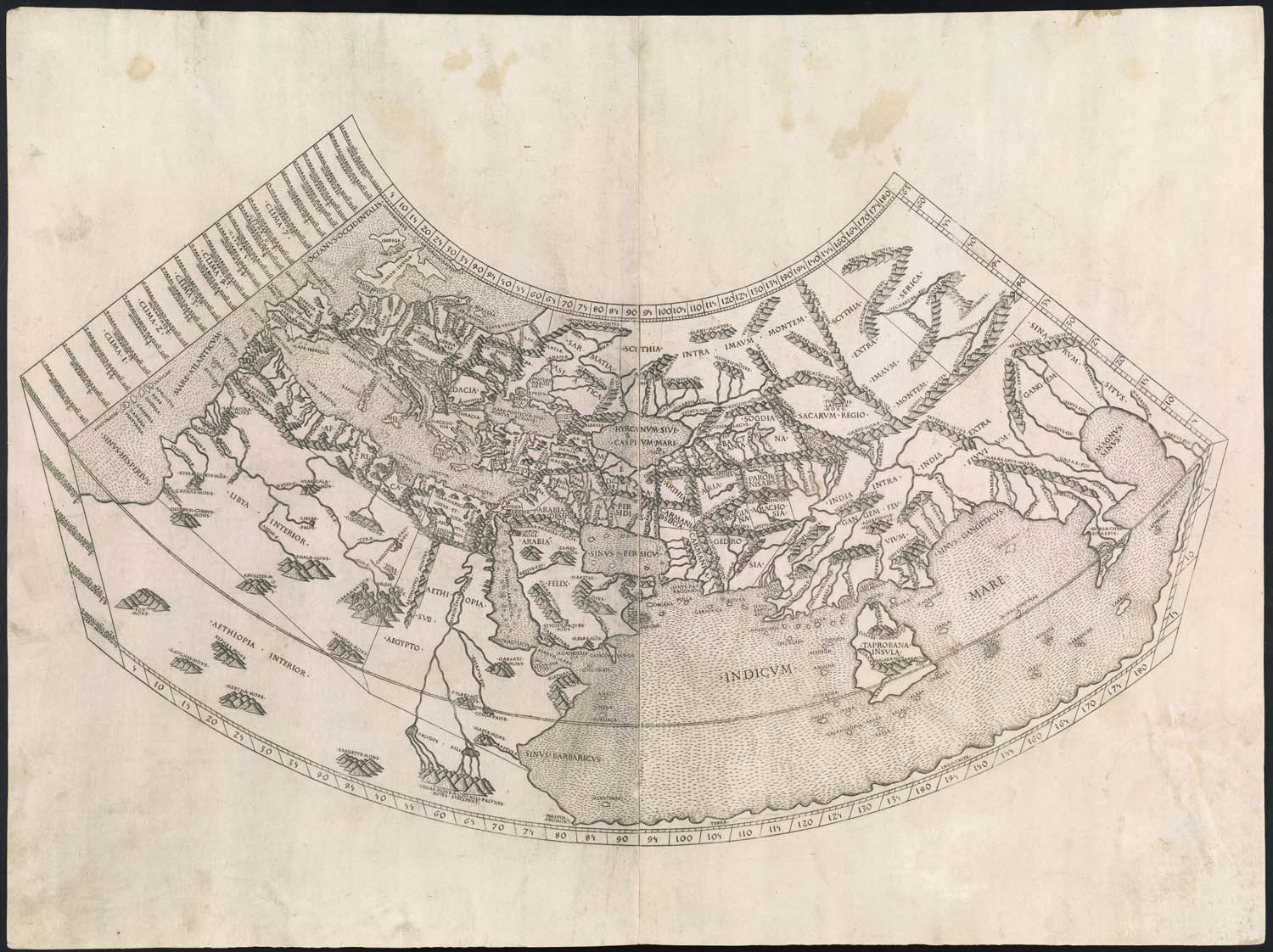 Dungeoneering Game Blog: Ptolemaic Map of the Known World