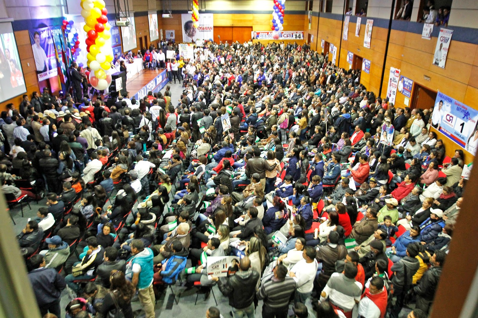 Pablo Cepeda Alcalde: Entusiasta y multitudinario respaldo a Pablo Cepeda