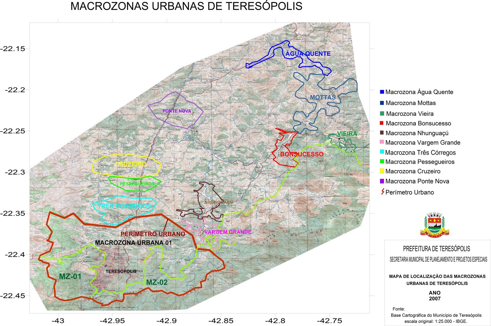 Teresópolis Online: TERESÓPOLIS PD-MACROZANAS URBANAS PRECISAM SER REVISTAS