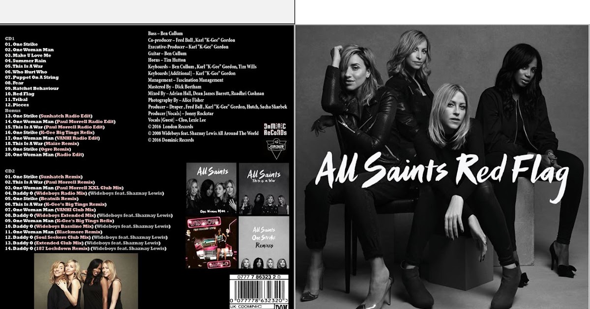 MUSICOLLECTION: ALL SAINTS - Red Flag (Expanded Edition) - 2016