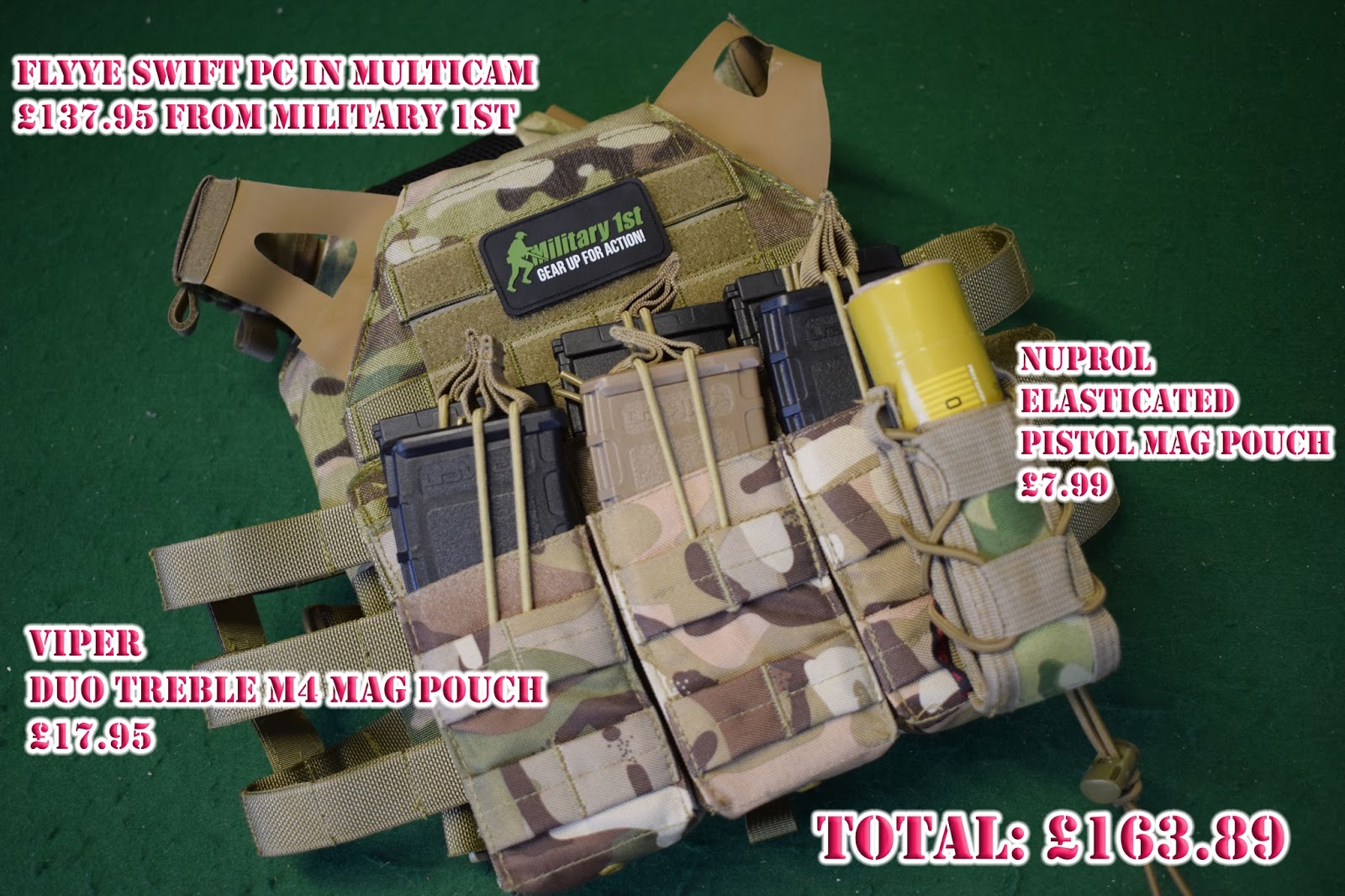 AFFORDABLE MULTICAM PLATE CARRIER SET-UP! - Femme Fatale Airsoft