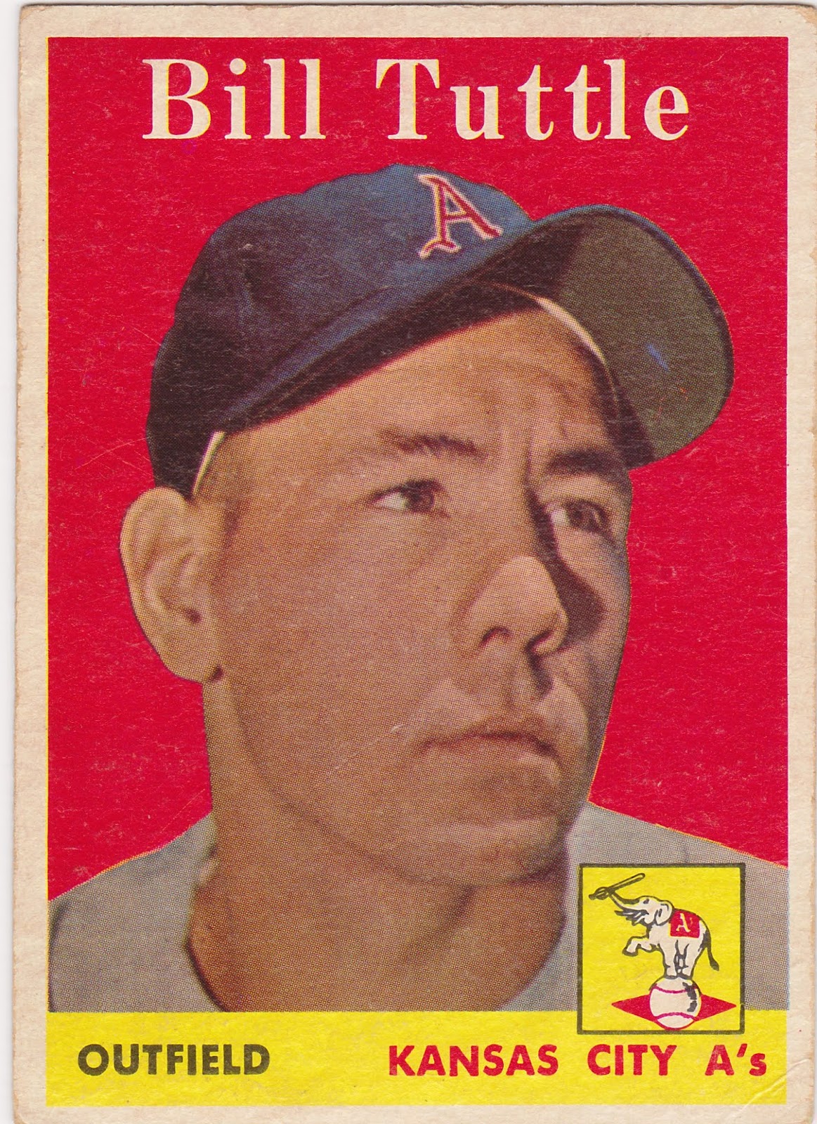 Talking Heads: The Topps 1958 Baseball Set: #23 Bill Tuttle