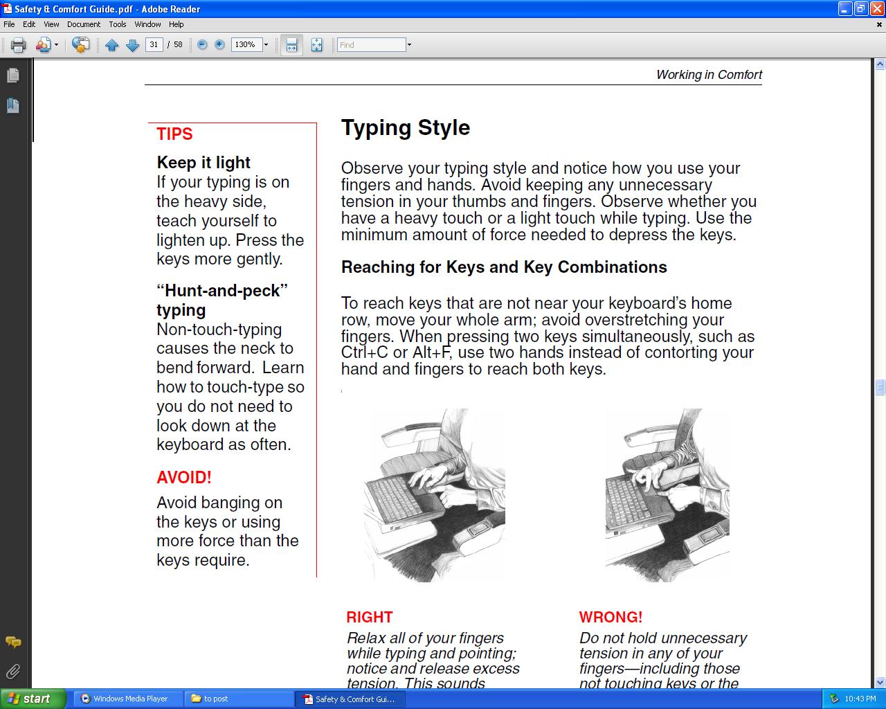 Prattzz's Tech Blog ~!!~: How to use the computer safely