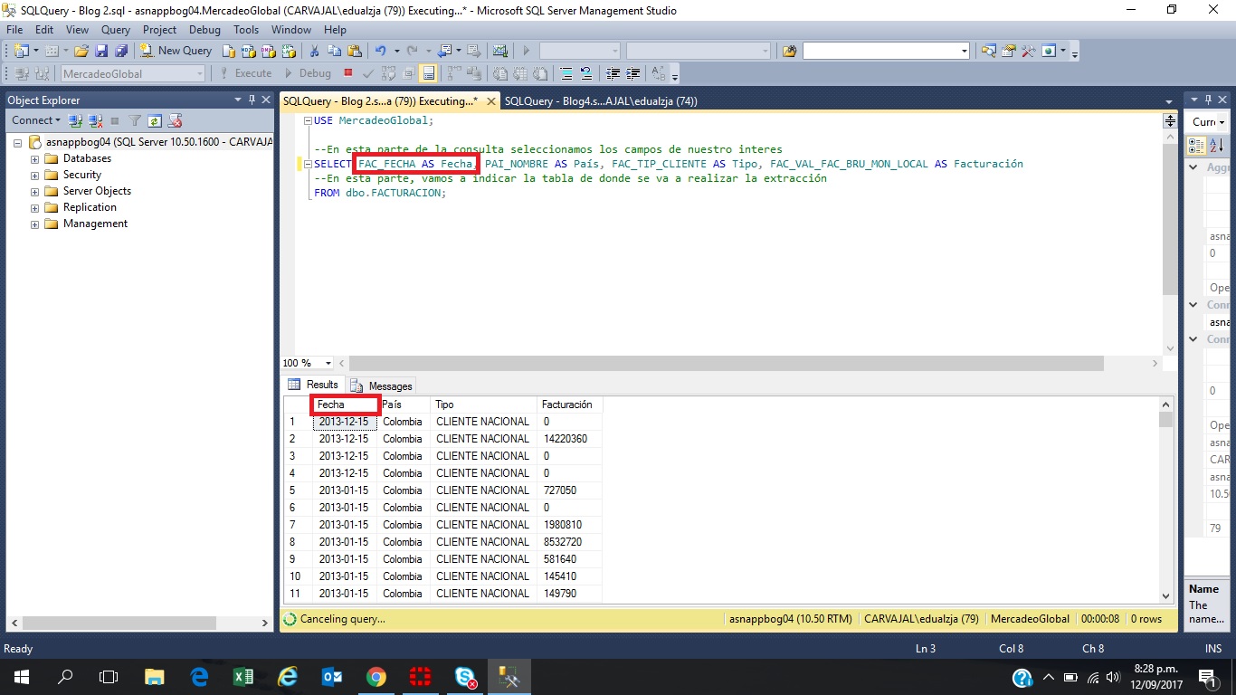 Finanzas, excel, vba, sql y algo más...: TSQL - Cambiar el Nombre de ...