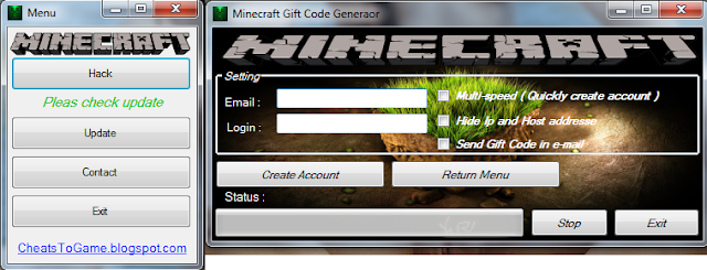 Minecraft download code - sapjeau