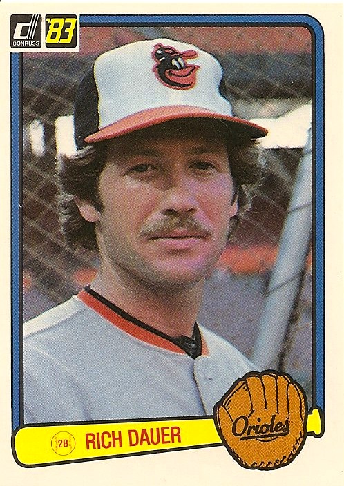 Orioles Card "O" the Day: Rich Dauer, 1983 Donruss #455