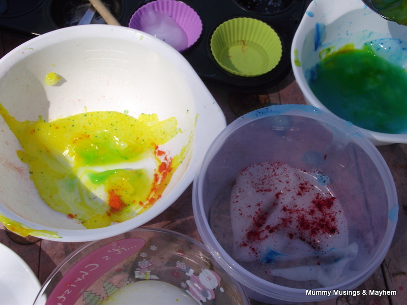 How to make your own safe edible paint for play!