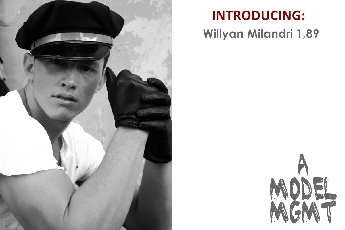 A MODEL MGMT: NEW FACES MEN: ALAN CABRAL, CARLOS MARAN AND WILLYAN MILANDRI