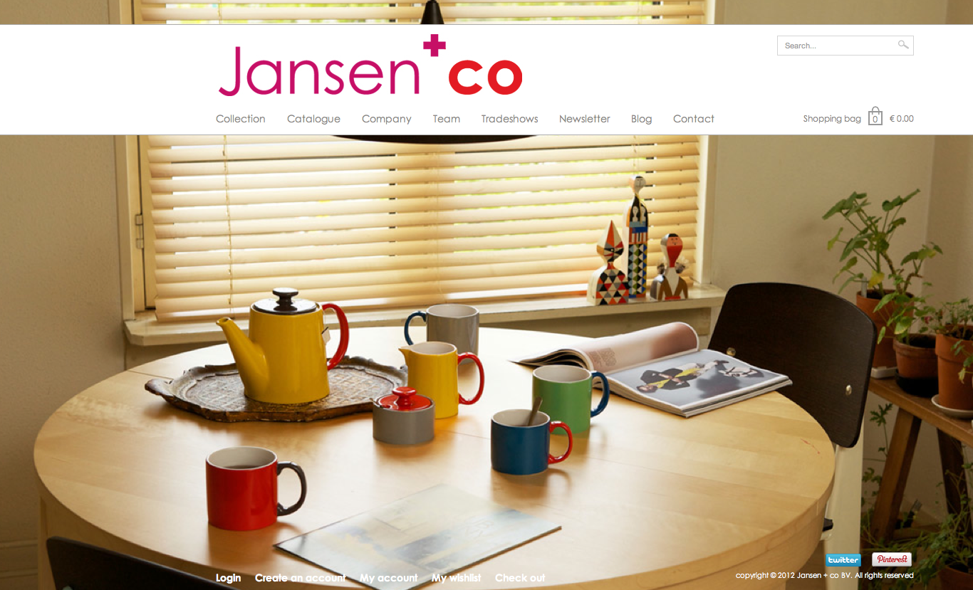 我們看到了。我們是生活@家。: 荷蘭品牌Jansen+co豐富多彩的桌上餐具！