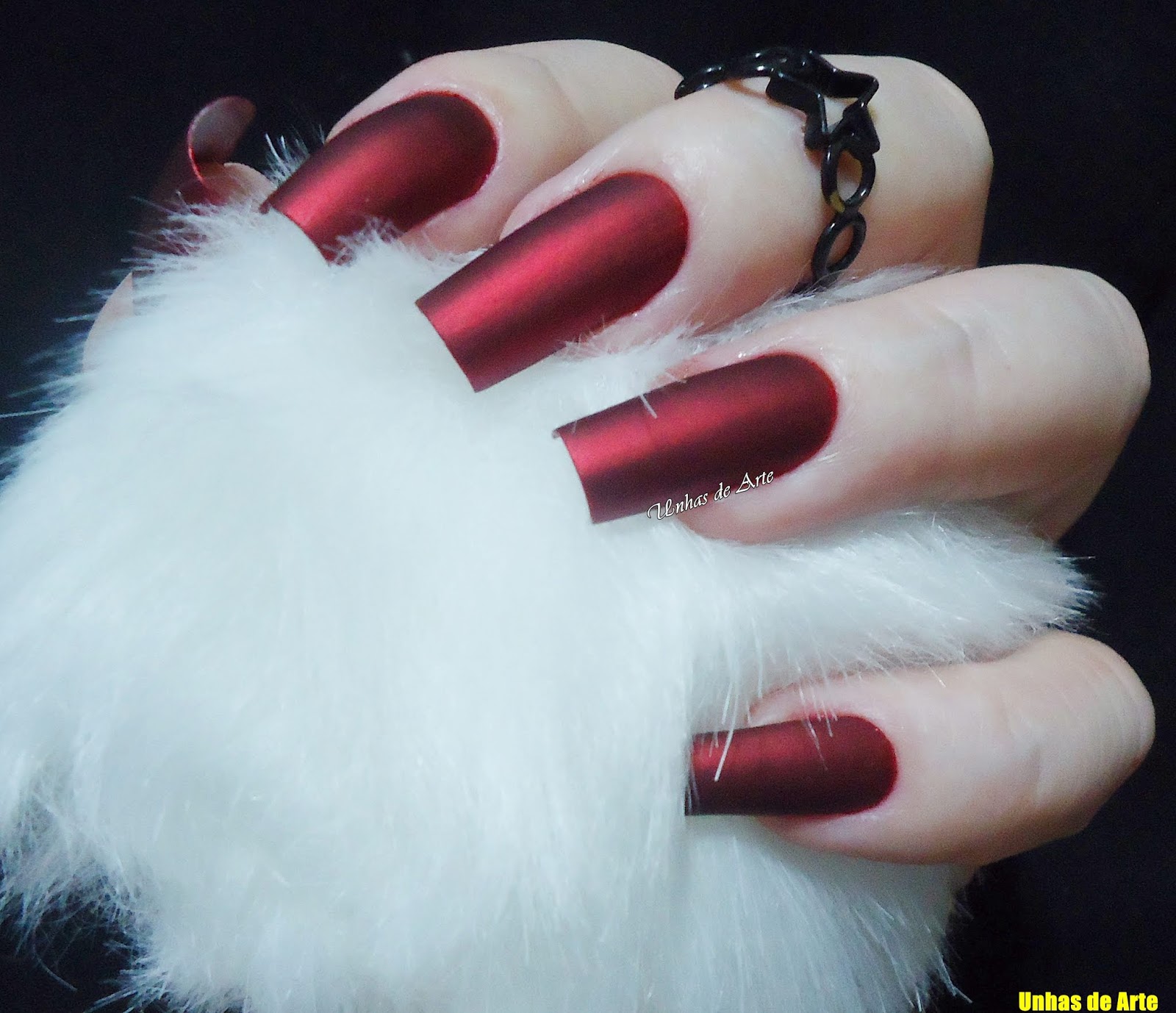 Blog: Unhas de Arte ♥: Esmalte NOVO TOQUE/Cor: RUBRO(METÁLICO) + BASE ...